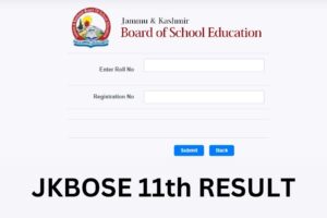 JKBOSE Class 11th Result 2025 Date - Jkbose.nic.in XI Result & Marksheet